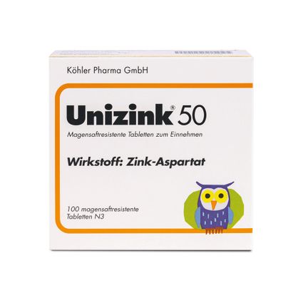 Unizink® 50 Tabletten 100 St - Shop Apotheke