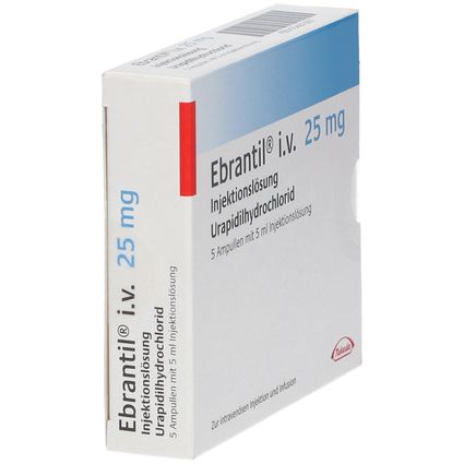 Ebrantil® i.v. 25 mg 5x5 ml mit dem E-Rezept kaufen - Shop Apotheke