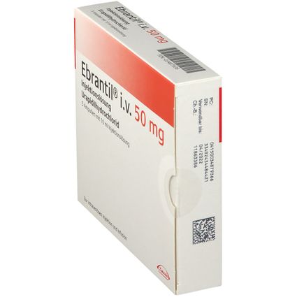 Ebrantil® i.v. 50 mg 5x10 ml mit dem E-Rezept kaufen - Shop Apotheke