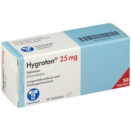 Hygroton® 25 mg 50 St mit dem E-Rezept kaufen - Shop Apotheke