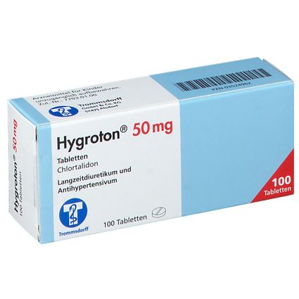 Hygroton® 50 mg 100 St mit dem E-Rezept kaufen - Shop Apotheke