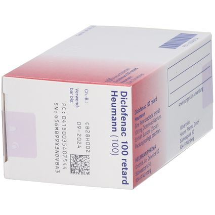 Diclofenac 100 retard Heumann 100 St mit dem E-Rezept kaufen - Shop ...