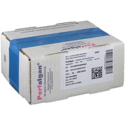 PERFALGAN 10 mg/ml/ 50 ml Infusionsloesung 12 St mit dem E-Rezept ...