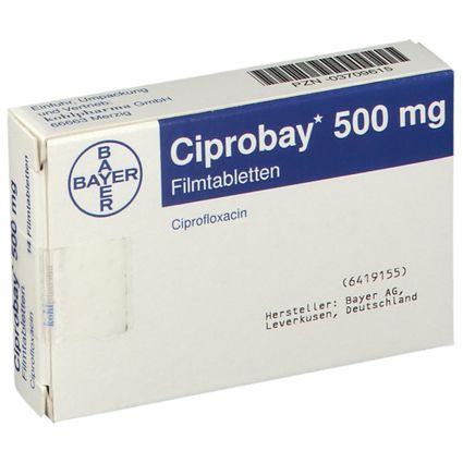 Ciprobay 500 14 St mit dem E-Rezept kaufen - Shop Apotheke