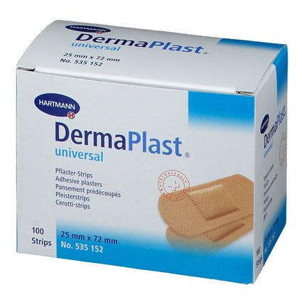 DermaPlast® universal Pflaster 25 x 72 mm 100 St - Shop Apotheke