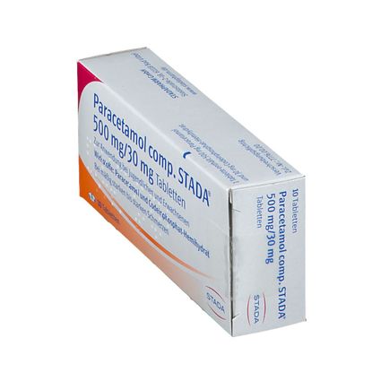 Paracetamol comp. STADA® 500 mg/30 mg 10 St mit dem E-Rezept kaufen ...
