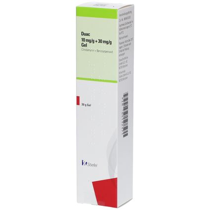 Duac 10 mg/g + 30 mg/g Gel 30 g mit dem E-Rezept kaufen - Shop Apotheke