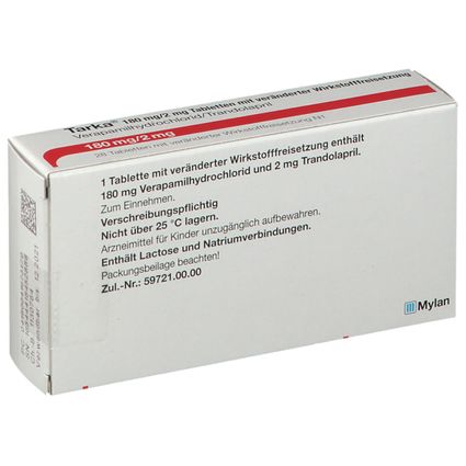 Tarka® 180 mg/2 mg 28 St mit dem E-Rezept kaufen - Shop Apotheke