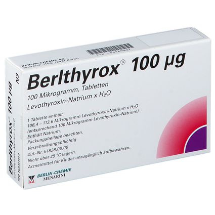 Berlthyrox® 100 µg 100 St mit dem E-Rezept kaufen - Shop Apotheke