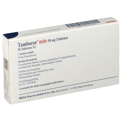 Tambocor® mite 50 mg 50 St mit dem E-Rezept kaufen - Shop Apotheke