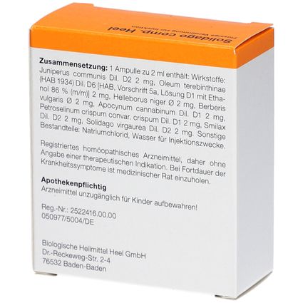 Solidago compositum Heel Ampullen 10 St - Shop Apotheke