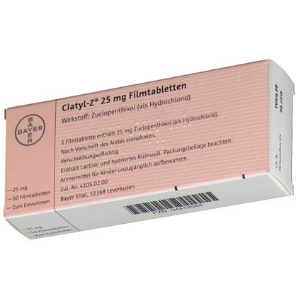 Ciatyl-Z® 25 mg 50 St mit dem E-Rezept kaufen - Shop Apotheke
