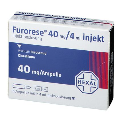 Furorese® 40 mg/4 ml injekt 5x4 ml mit dem E-Rezept kaufen - Shop Apotheke