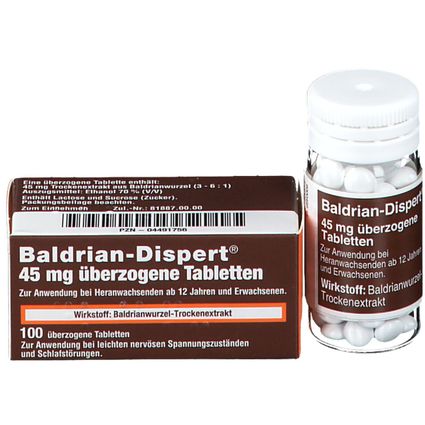 Baldrian Dispert® 45 mg 100 St - Shop Apotheke