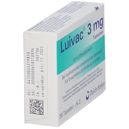 Luivac® 3 mg 56 St mit dem E-Rezept kaufen - Shop Apotheke