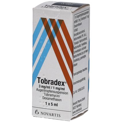 TOBRADEX® 3 mg/ml / 1 mg/ml 5 ml mit dem E-Rezept kaufen - Shop Apotheke