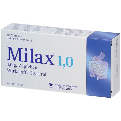 Milax® 1,0 Zäpfchen 10 St - Shop Apotheke