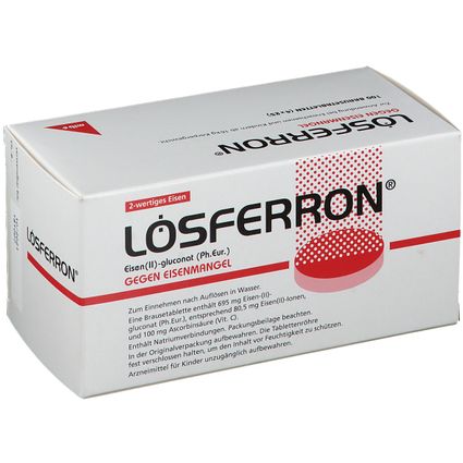 Lösferron® 80,5 mg Brausetabletten 100 St - Shop Apotheke