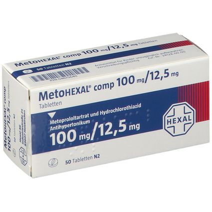MetoHEXAL® comp 100 mg/12,5 mg 50 St mit dem E-Rezept kaufen - Shop ...