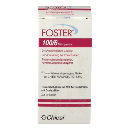 FOSTER® 100/6 µg 120 Hub Dosieraerosol 1 St mit dem E-Rezept kaufen ...