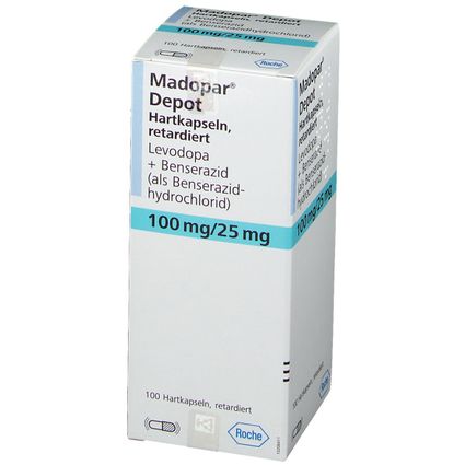 Madopar® Depot 100 mg/25 mg 100 St mit dem E-Rezept kaufen - Shop Apotheke