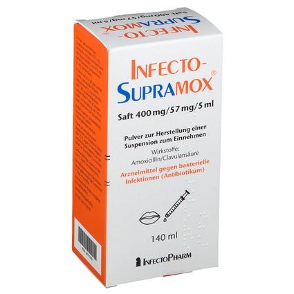 InfectoSupramox® 400 mg/57 mg/5 ml 140 ml mit dem E-Rezept kaufen ...
