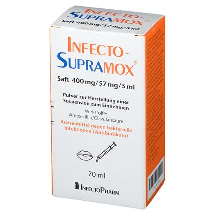 InfectoSupramox® 400 mg/57 mg/5 ml 70 ml mit dem E-Rezept kaufen - Shop ...