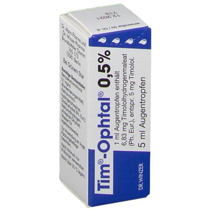 Tim®-Ophtal® 0,5 % 5 ml mit dem E-Rezept kaufen - Shop Apotheke