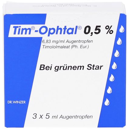 Tim®-Ophtal® 0,5 % 3x5 ml mit dem E-Rezept kaufen - Shop Apotheke