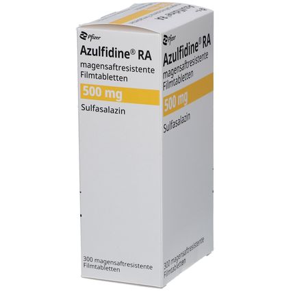 Azulfidine® RA 500 mg 300 St mit dem E-Rezept kaufen - Shop Apotheke