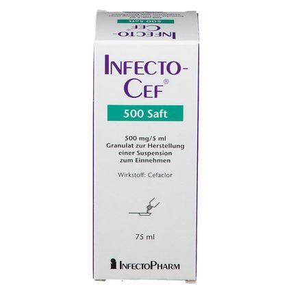 InfectoCef® 500 Saft 75 ml mit dem E-Rezept kaufen - Shop Apotheke