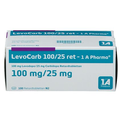 Levocarb 100/25 1A Pha 100 St mit dem E-Rezept kaufen - Shop Apotheke