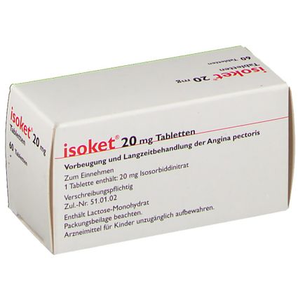 isoket® 20 mg 60 St mit dem E-Rezept kaufen - Shop Apotheke