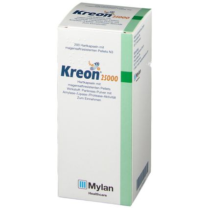 Kreon® 25 000 Kapseln 200 St - Shop Apotheke