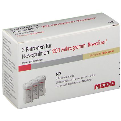 Novopulmon® 200 µg Novolizer® 3 Patronen 3x200 St mit dem E-Rezept ...