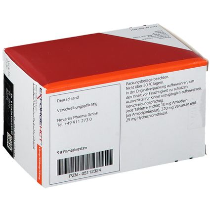 Exforge® HCT 10 mg/320 mg/25 mg 98 St mit dem E-Rezept kaufen - Shop ...