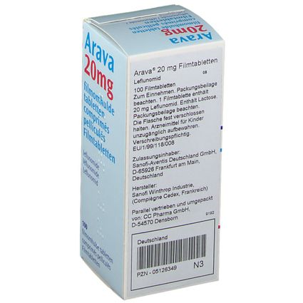 Arava® 20 mg 100 St mit dem E-Rezept kaufen - Shop Apotheke