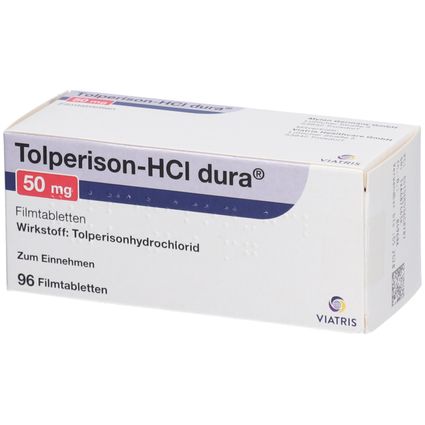 Tolperison-HCl dura® 50 mg 96 St mit dem E-Rezept kaufen - Shop Apotheke