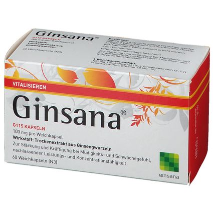 Ginsana G 115 Kapseln 60 St - Shop Apotheke