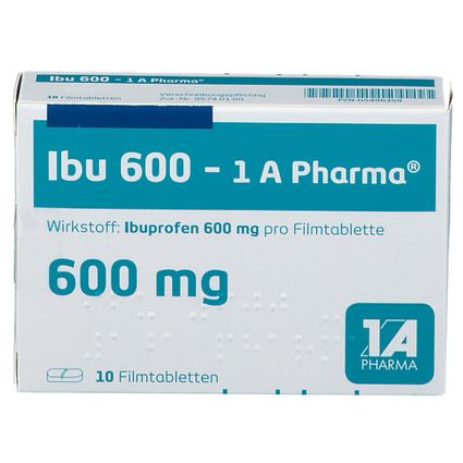 Ibu 600 1A Pharma® 10 St mit dem E-Rezept kaufen - Shop Apotheke
