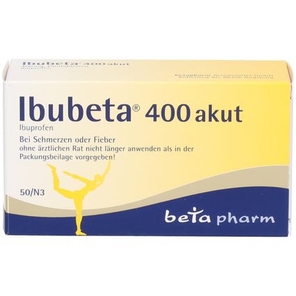 Ibubeta® 400 akut 50 St - Shop Apotheke