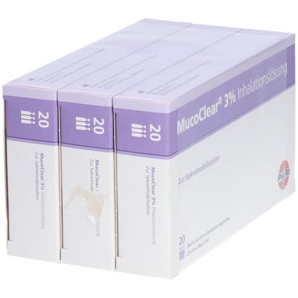 MucoClear® 3% Inhalationslösung 60x4 ml - Shop Apotheke