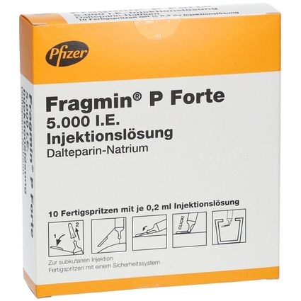 Fragmin® P Forte 5000 I.E. 10 St mit dem E-Rezept kaufen - Shop Apotheke