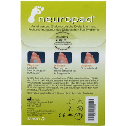 Neuropad Anhidrosetest 1 St - Shop Apotheke