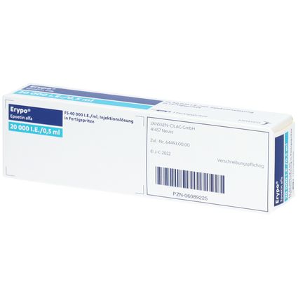 ERYPO® FS 2000 I.E./0,5 ml 0,5 ml mit dem E-Rezept kaufen - Shop Apotheke