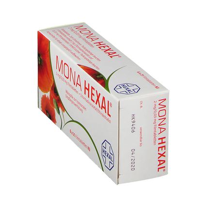 MONA HEXAL® 2 mg/ 0,03 mg 6x21 St mit dem E-Rezept kaufen - Shop Apotheke