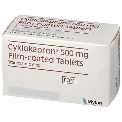 Cyklokapron 500 mg 50 St mit dem E-Rezept kaufen - Shop Apotheke