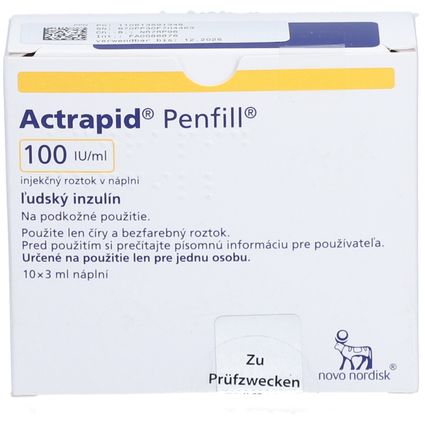 Actrapid® Penfill 100 I.E./ml Inj.-Lsg.i.Patrone 10x3 ml mit dem E ...