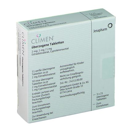 CLIMEN® 3x21 St mit dem E-Rezept kaufen - Shop Apotheke