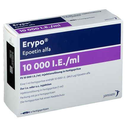 Erypo® FS 10.000 I.E./ml 6x1 ml mit dem E-Rezept kaufen - Shop Apotheke